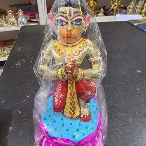 7inch Brass Bal Hanuman God ,bajrangbali Hanuman Murti ,anjani Putra ...