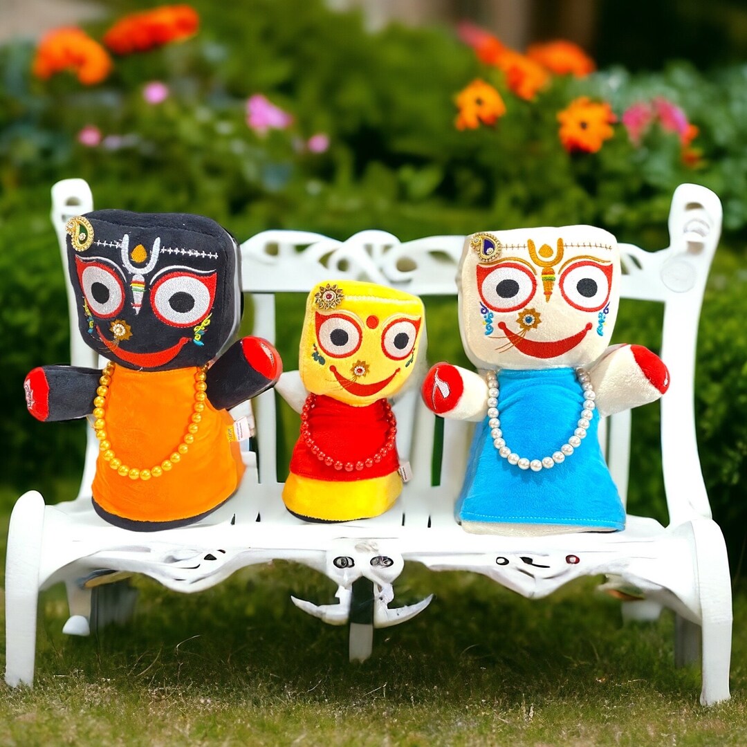 10inch/26cm Jagannath Baldev Subhadra Stuffed Toys and Washable Soft ...