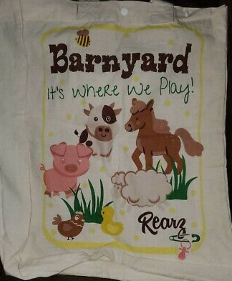 ADULT Rearz Barnyard 7 Piece 2 LG Diaper Combo. 2 LG Matching - Etsy