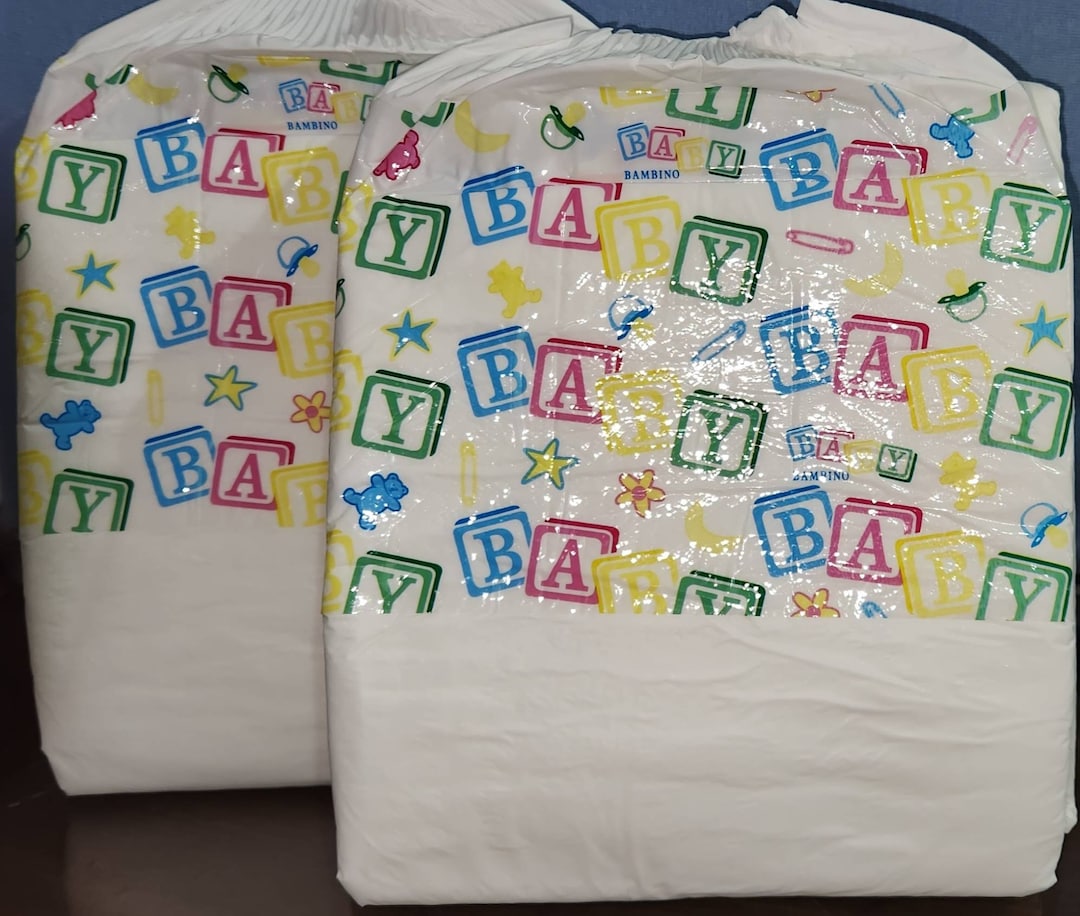 Adult Diapers Classico V1 by Bambino 2 Pack (M) With Great Overnight ...