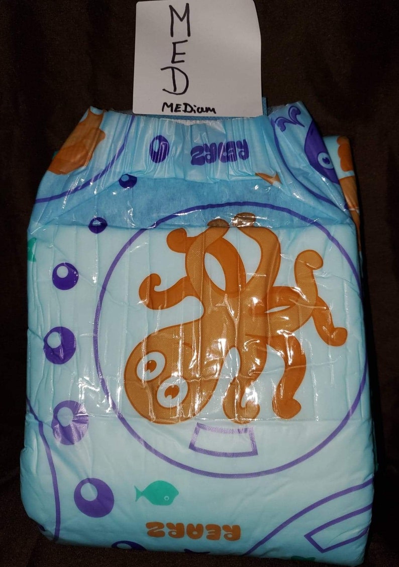 Abdl/adult Diapers Rearz Rebels 2 Pk L. - Etsy
