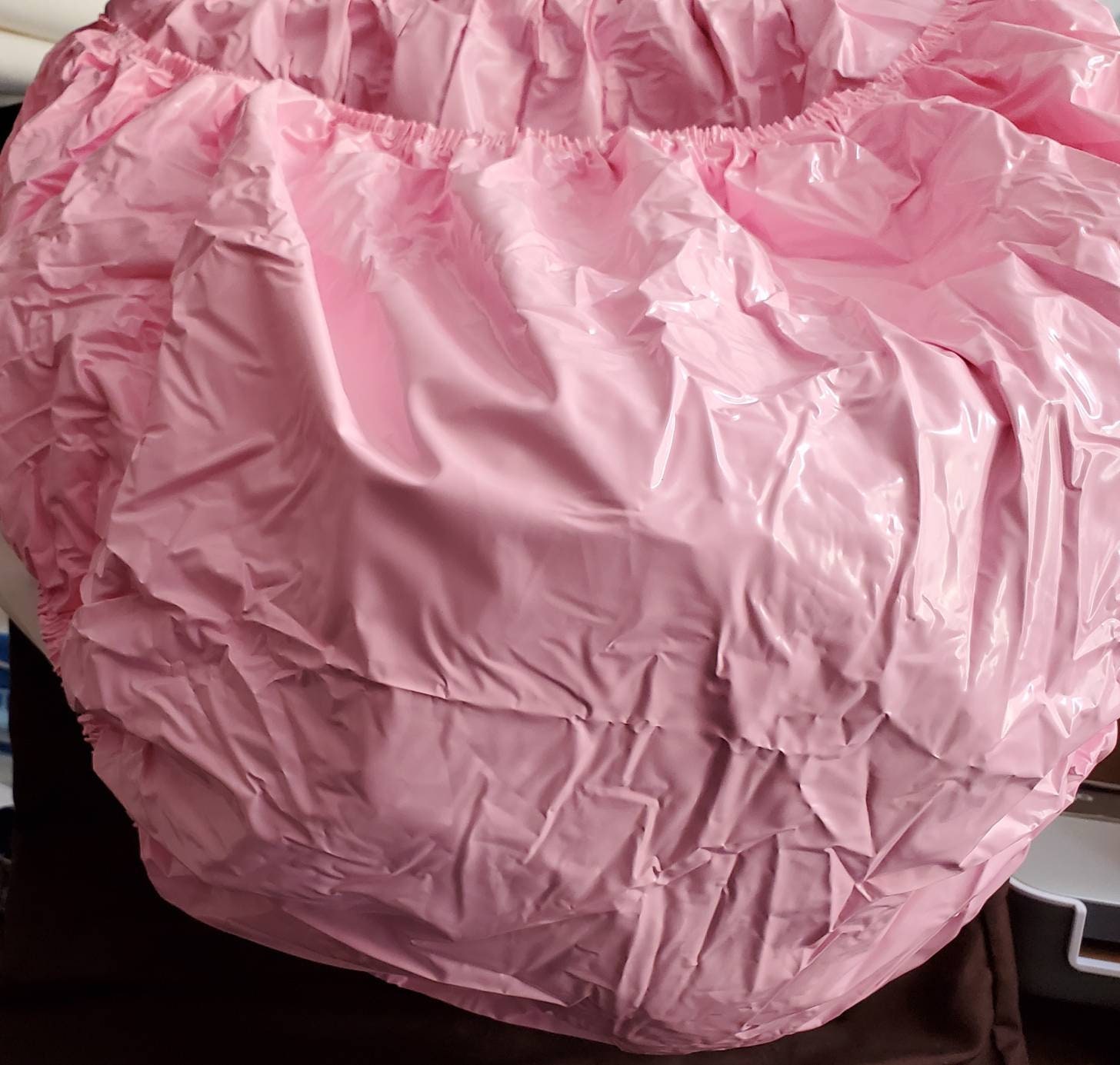 Large Shiney Pretty Pink Diaper Cover. - Etsy