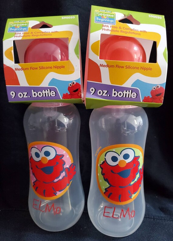 Elmo 2 Pack 9oz Bottles. - Etsy