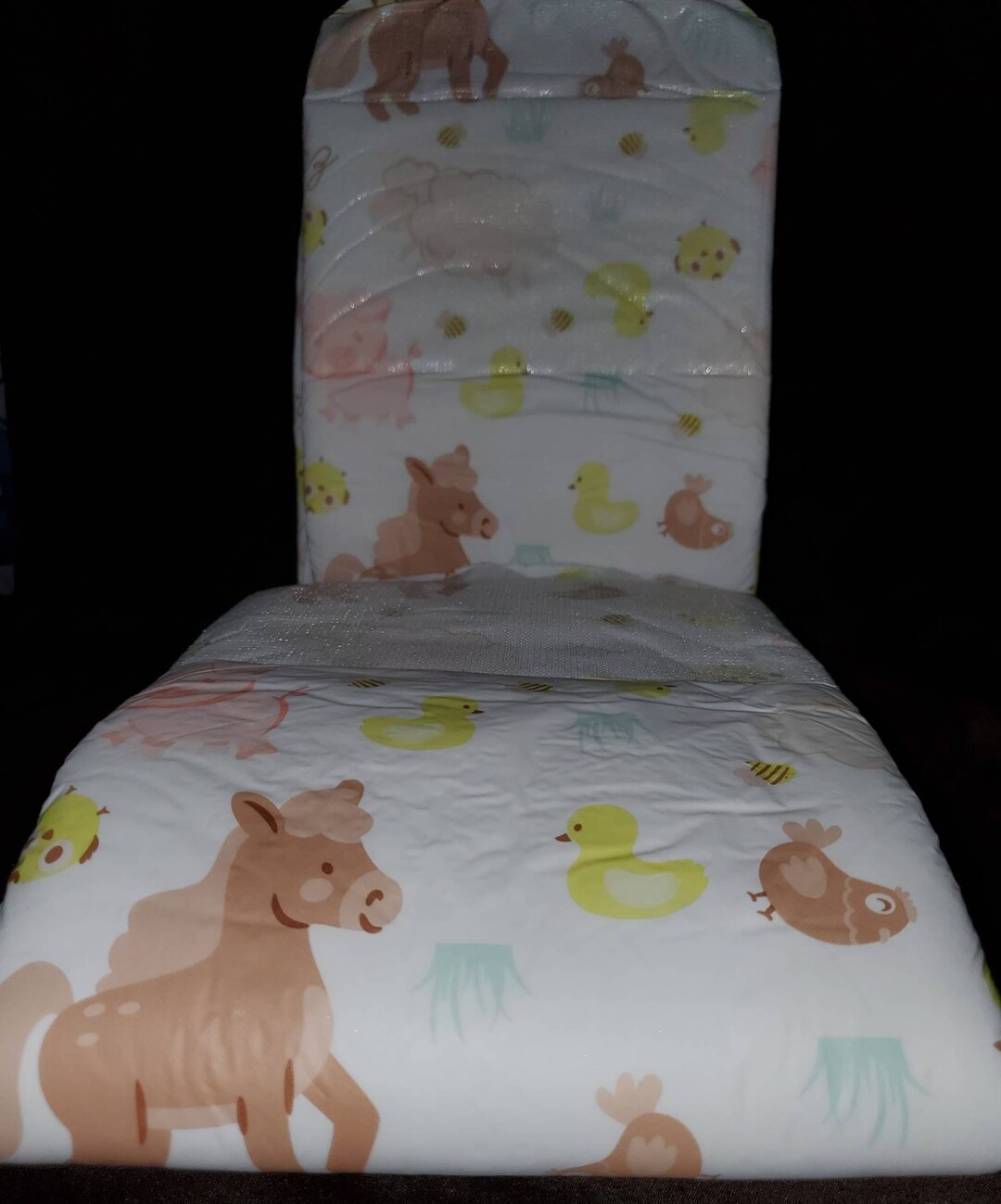 ABDL Barn Yard Diapers by Rearz 2 Pack Large. Thick and Very Absorbant ...