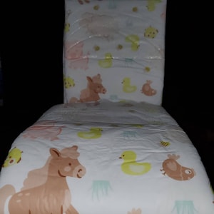 ABDL Barn Yard Diapers by Rearz 2 Pack Large. Thick and Very Absorbant ...