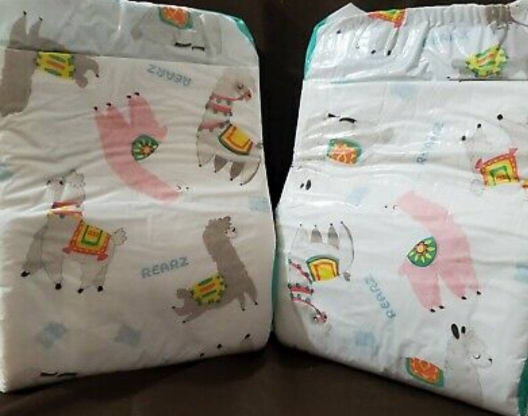 Rearz Alpaca 3 Piece 2 Large Diaper Combo. Includes 2 Matching Large ...