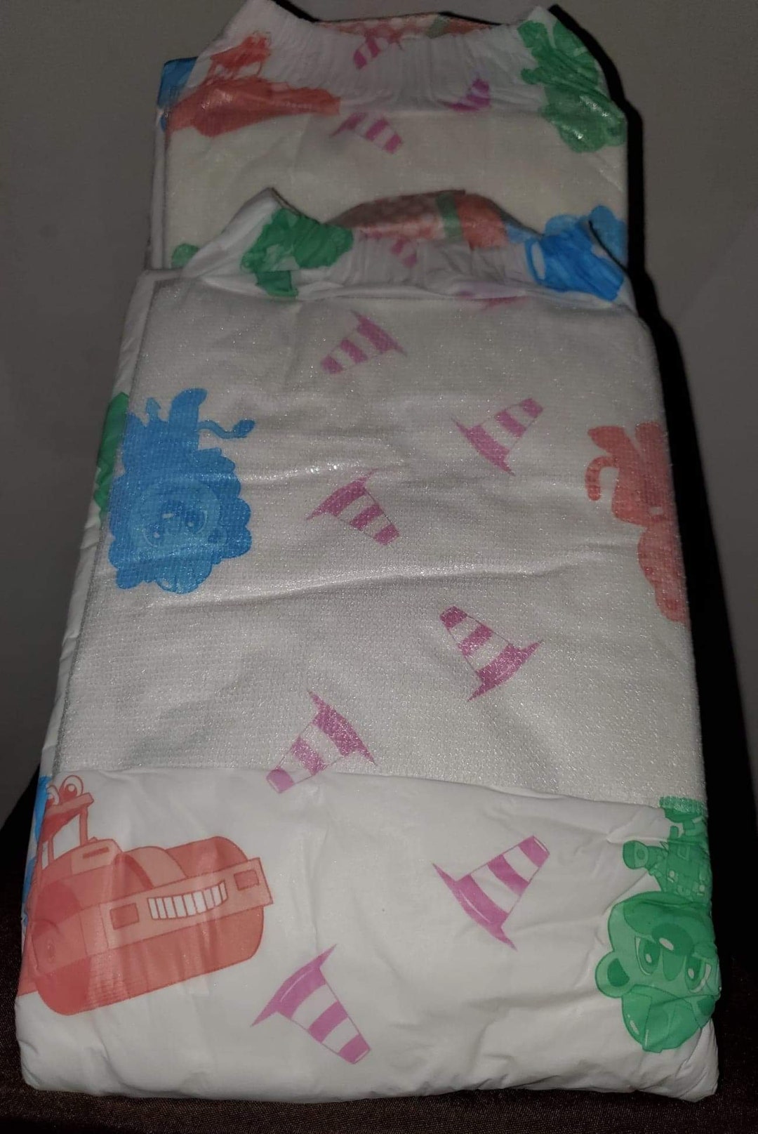 ADULT/ABDL Diapers Original Style of Tykables Lil Builders 2 Pk (M) - Etsy