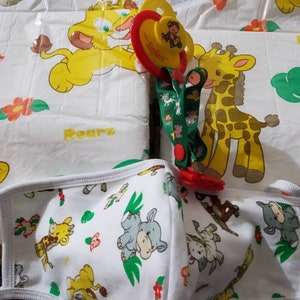 ADULT Diapers Rearz Safari 2 Pack Large Diaper/mask /pacifier Combo. 4 ...