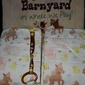 ADULT Rearz Barnyard 7 Piece 2 LG Diaper Combo. 2 LG Matching Diapers 1 ...