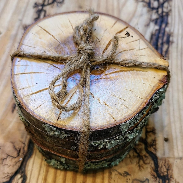 Log Cabin Coasters - Etsy