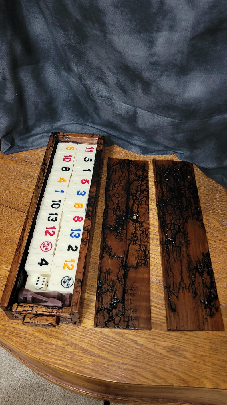Fractal Handmade Rummikub Game Set - Etsy