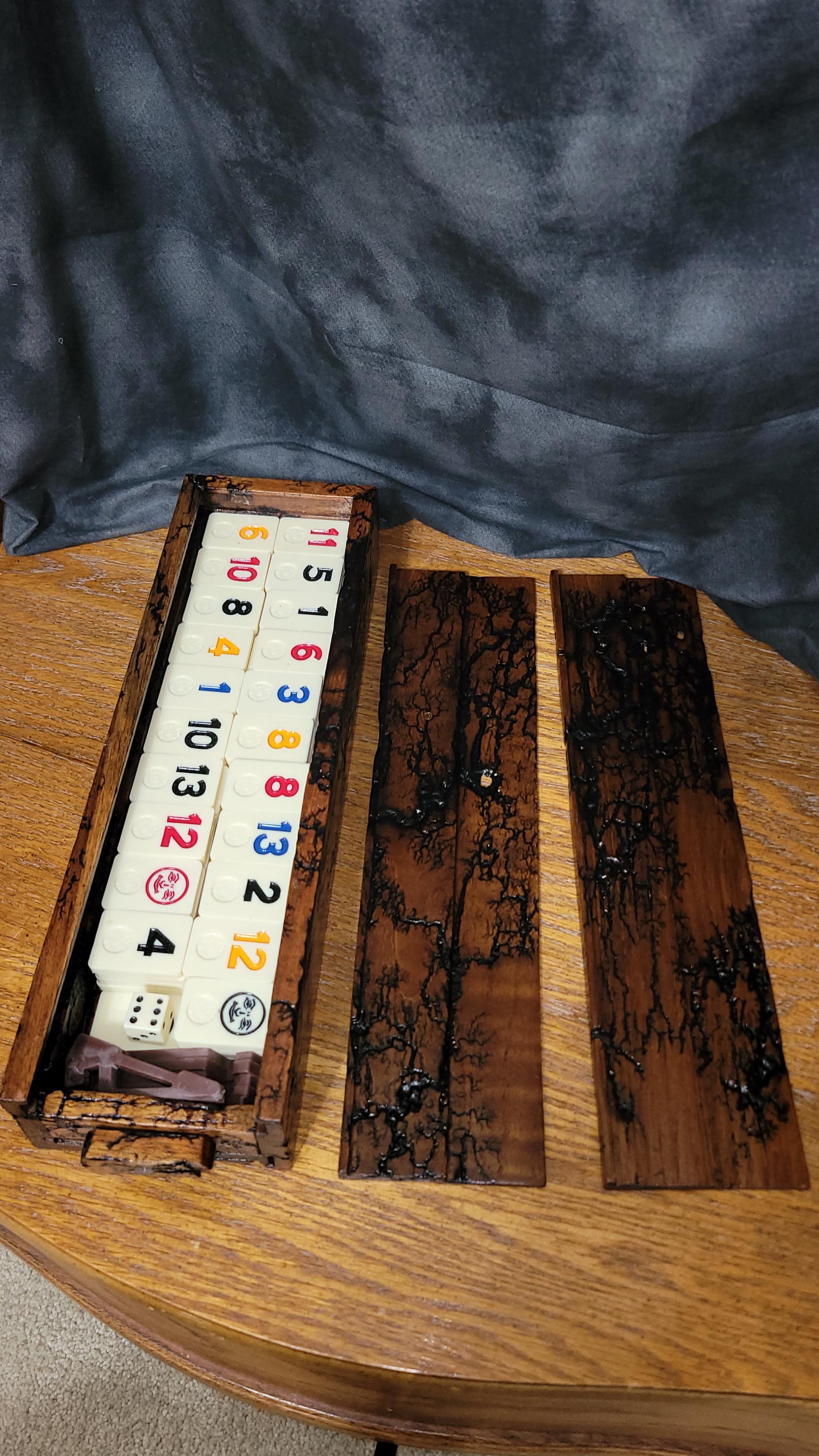 Fractal Handmade Rummikub Game Set - Etsy