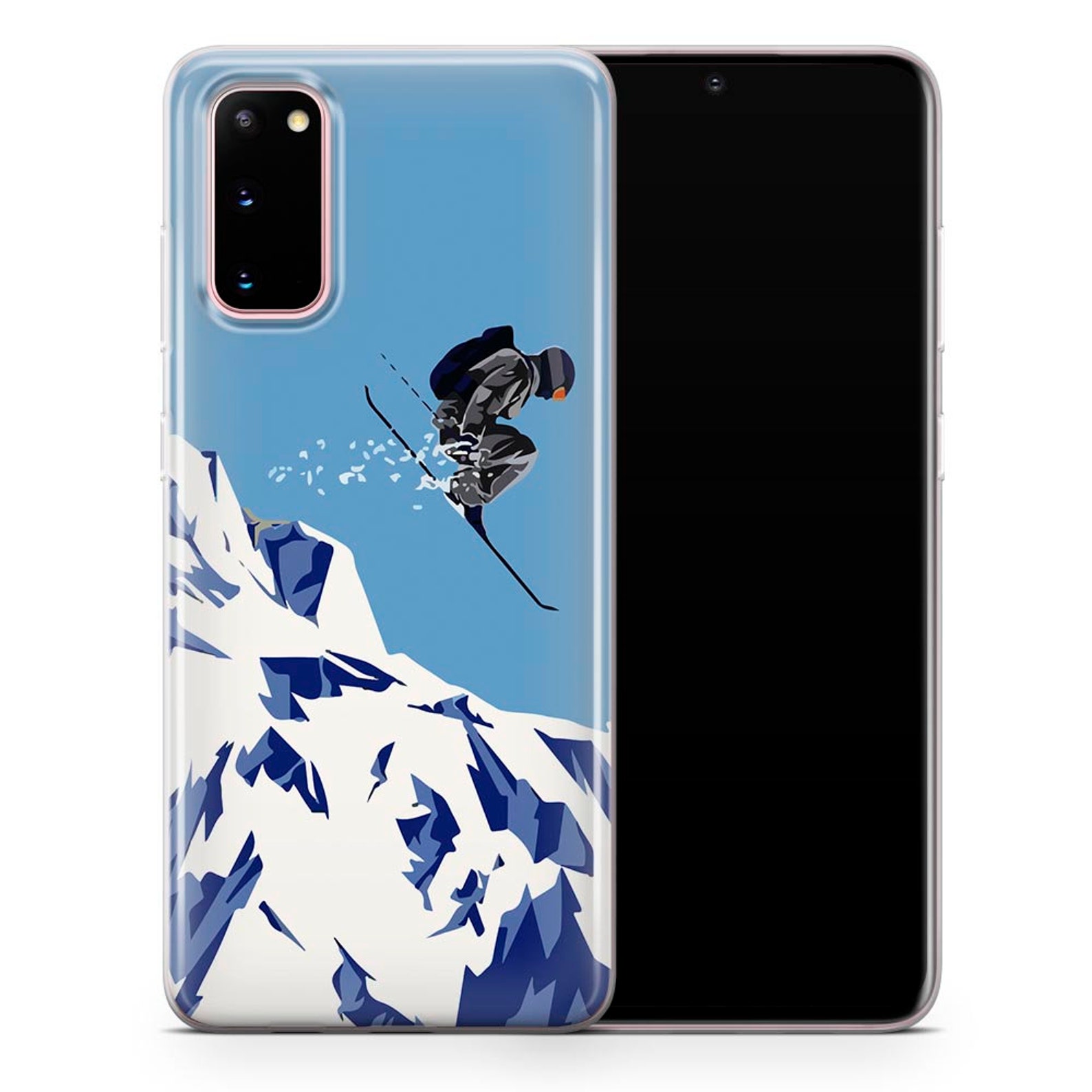 Skiing Phone Case for iPhone 14 13 12 11 Pro 6 7 8 X XS XR SE 12 ...