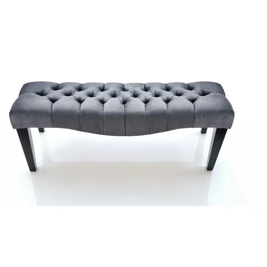 Chesterfield Bench Footstool Bedroom Bench Bed Bench Upholstered ...