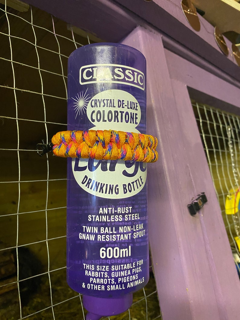 Deluxe Style Small Animal Paracord Water Bottle Holders for Guinea Pigs ...