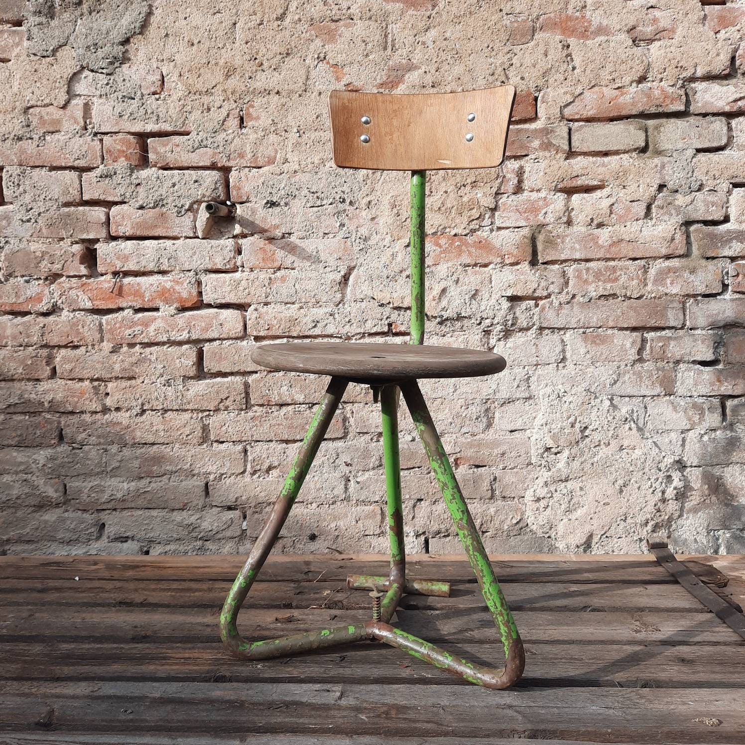 Unique Industrial Metal Chair - Etsy