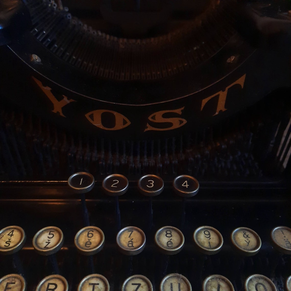Yost 20 Typewriter Extremely Rare - Etsy