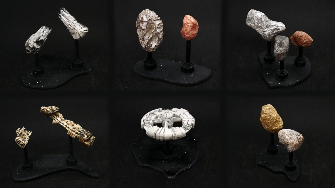 Star Wars: Armada & X-wing 3D Obstacles Set STL - Etsy