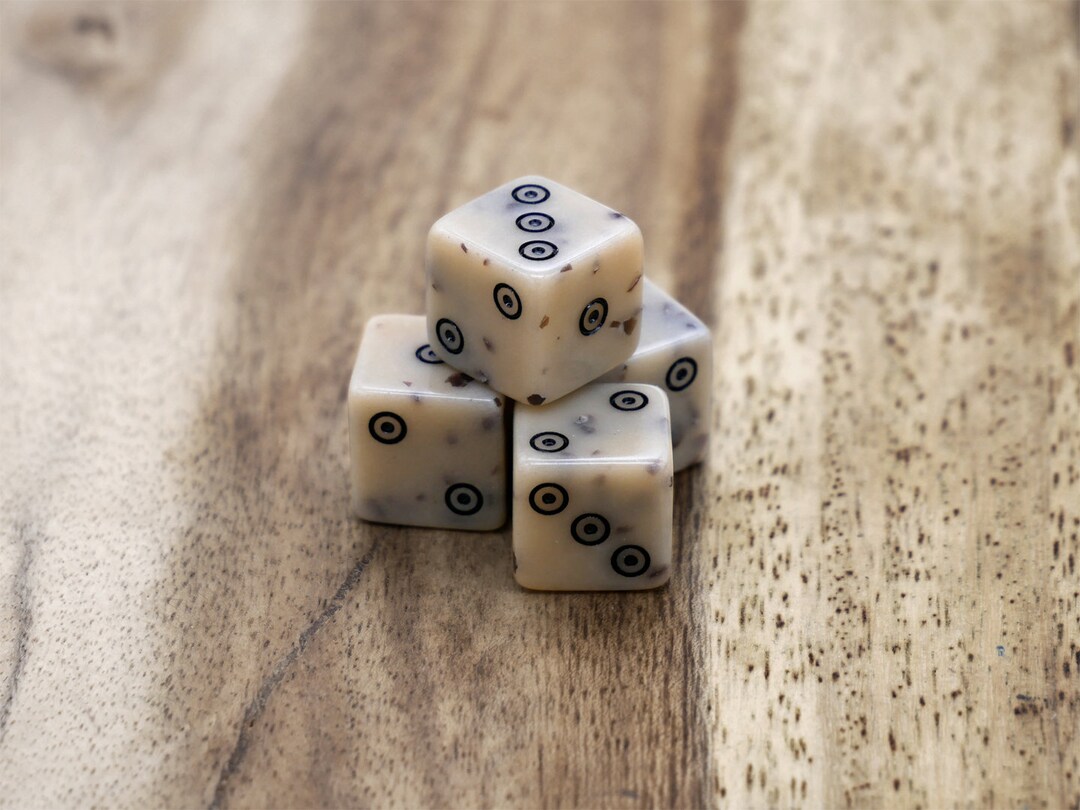 Viking Six Sided D3 Dice - Bone / Horn Optics - Etsy