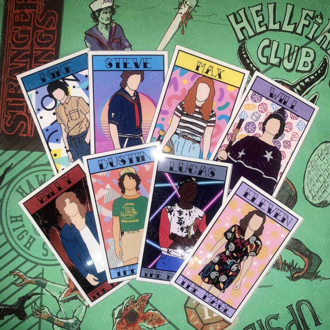 Trading Card Sticker - Etsy