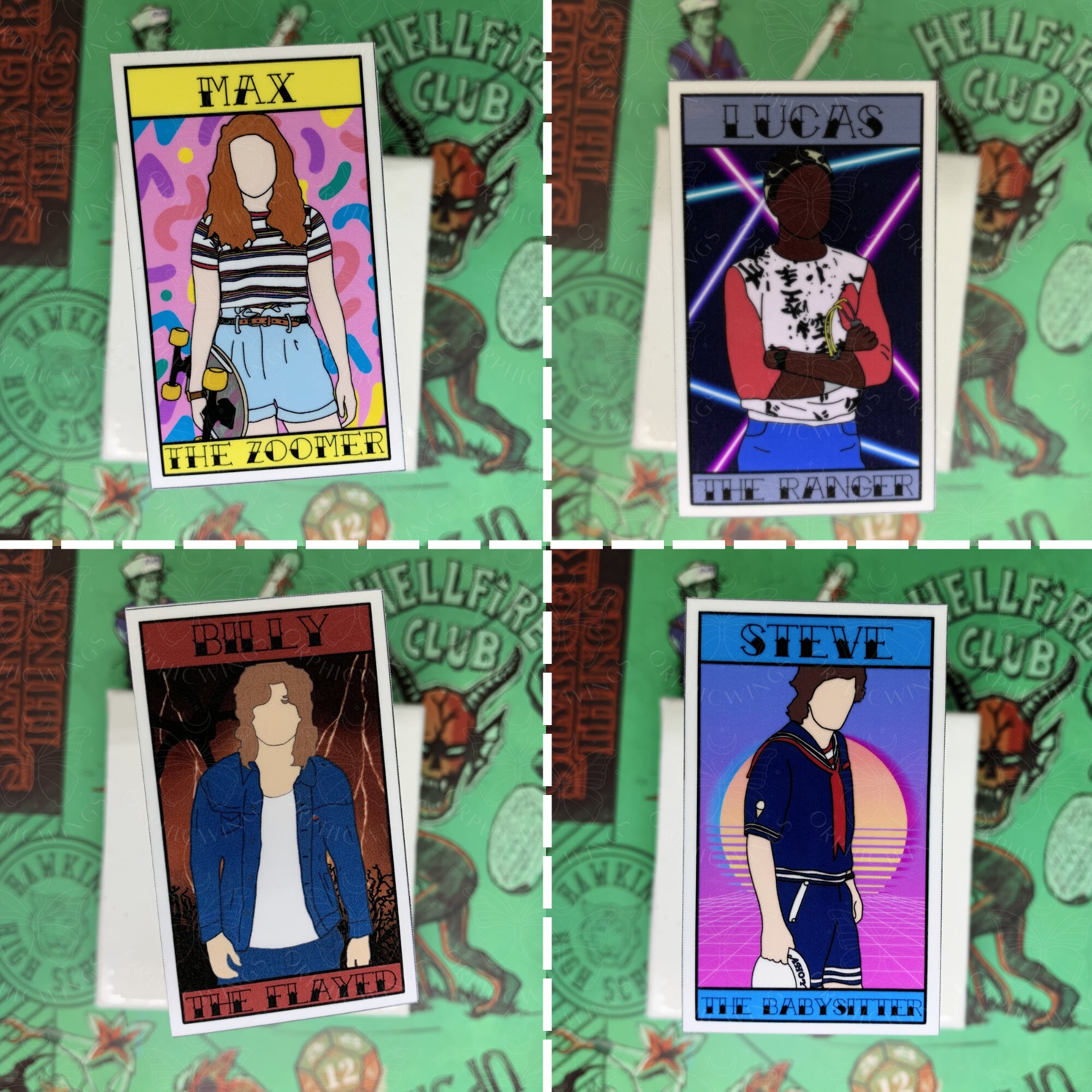 Trading Card Sticker - Etsy