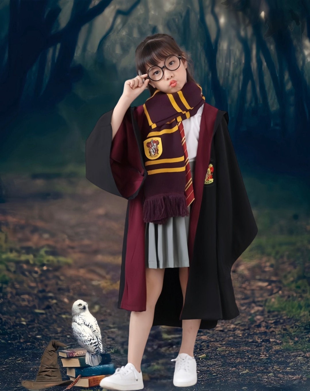 Children/girls Boy Witch Wizard School Uniform Hermione - Etsy