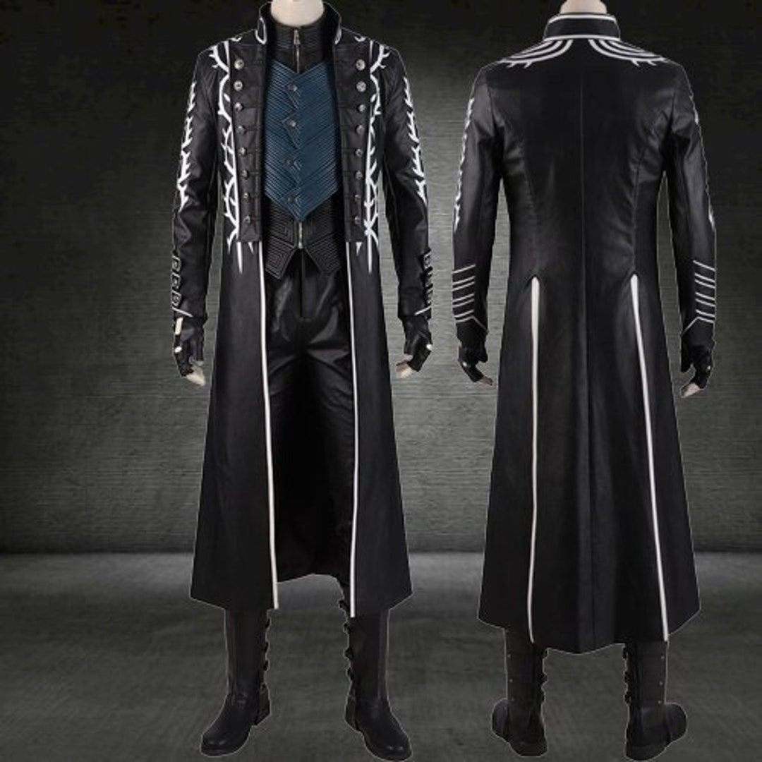 Halloween DMC 5 Vergil Cosplay Costume Devil Bringer Cosplay - Etsy