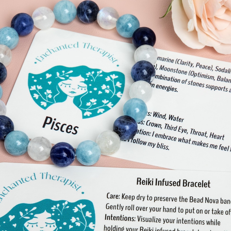 Pisces Moonstone Necklace - Etsy