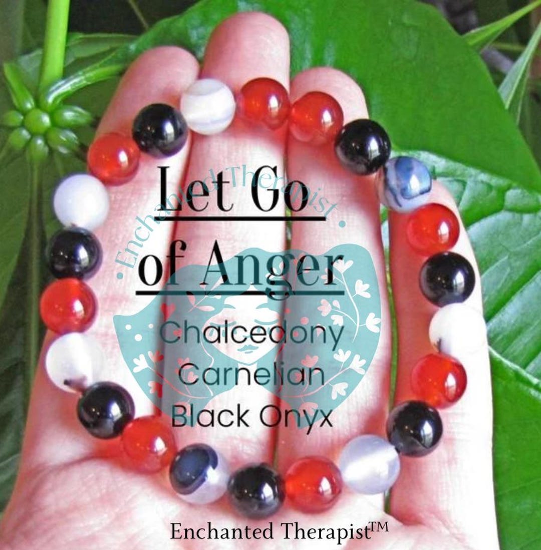 Reiki Infused Let Go of Anger Healing Bracelet, Chakra, Reiki Gift ...