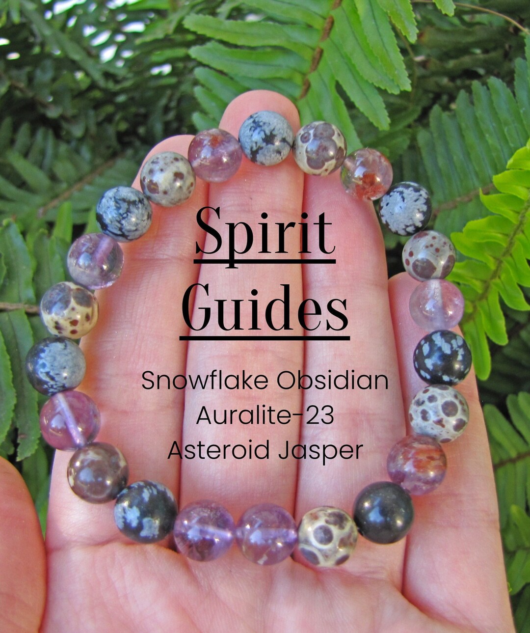 Reiki Infused Spirit Guides Bracelet, Reiki Healing Bracelet, Auralite ...