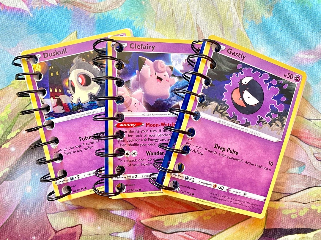 Pokémon Card Notebook (psychic Type) - Etsy