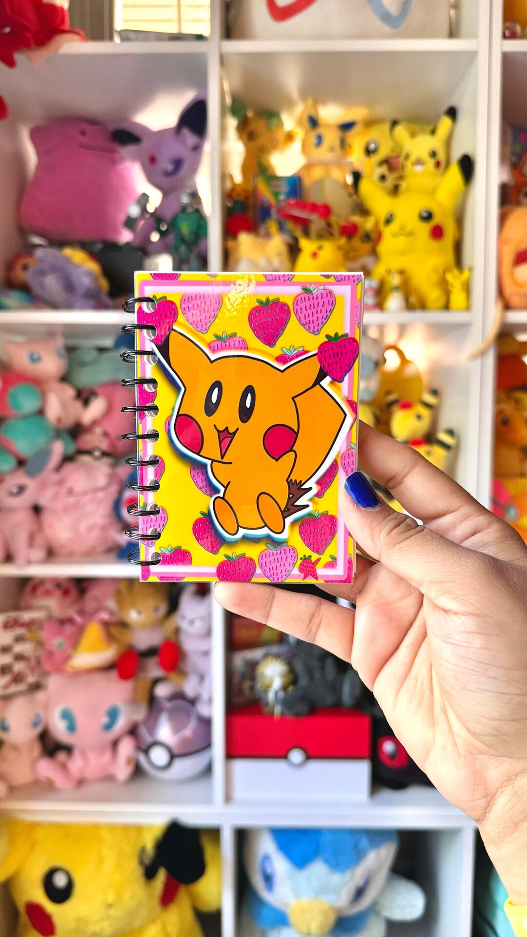 Handmade Pokemon Pika Inspired Notebook - Etsy