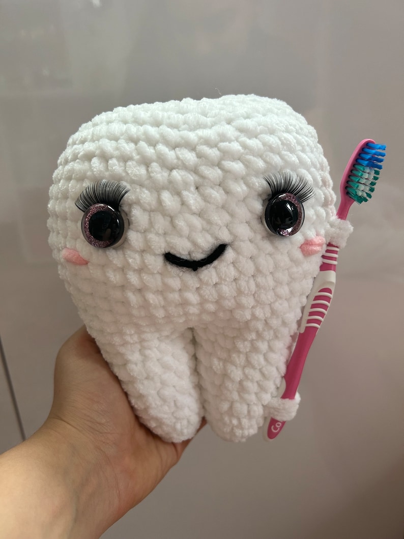 Crocheted Tooth as a Plush Toy - Etsy