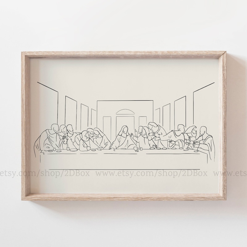The Last Supper - Etsy