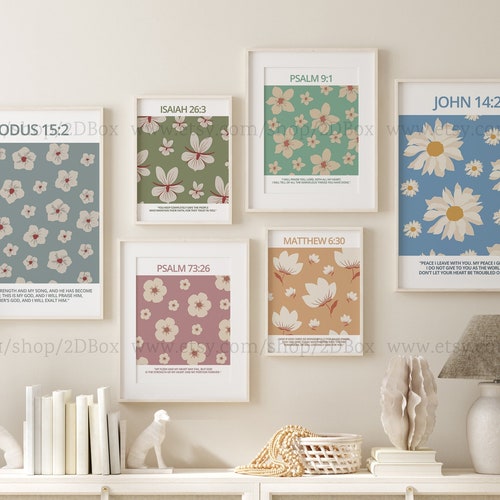 Bible Verse Wall Art Popular NIV Scripture Set of 6 Prints - Etsy Canada