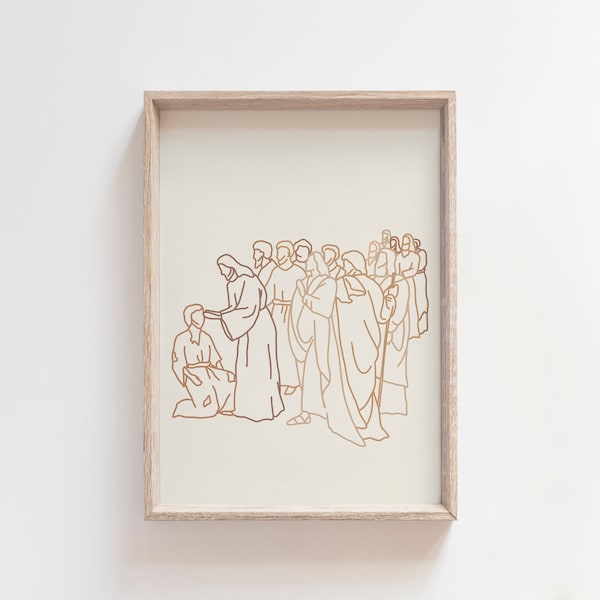 Simple Christian Neutral Wall Art - Etsy