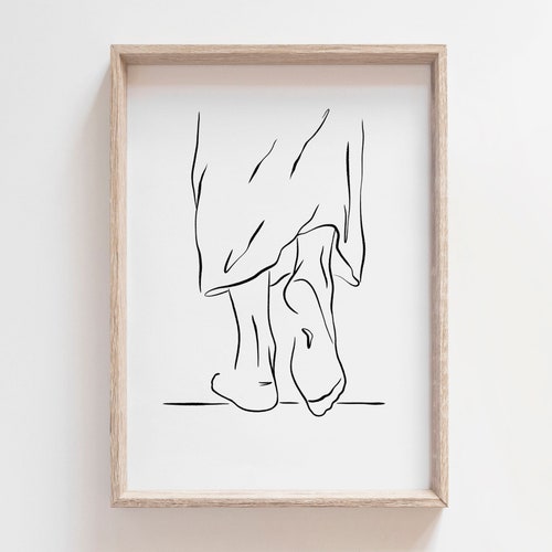 Follow Jesus Jesus Christ Line Art Christian Wall Art | Etsy