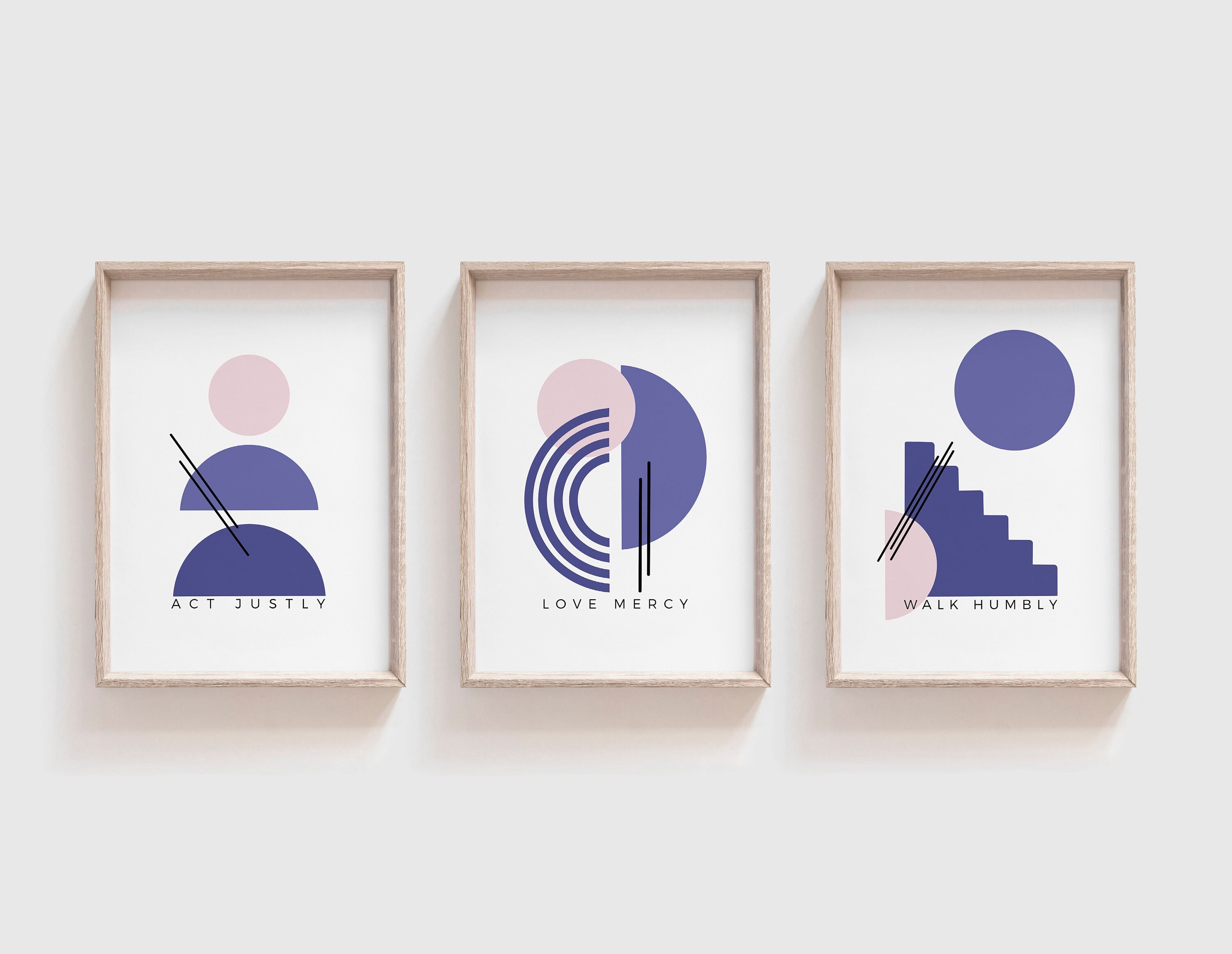 Christian Wall Art Religious Modern Art Scripture Prints | Etsy
