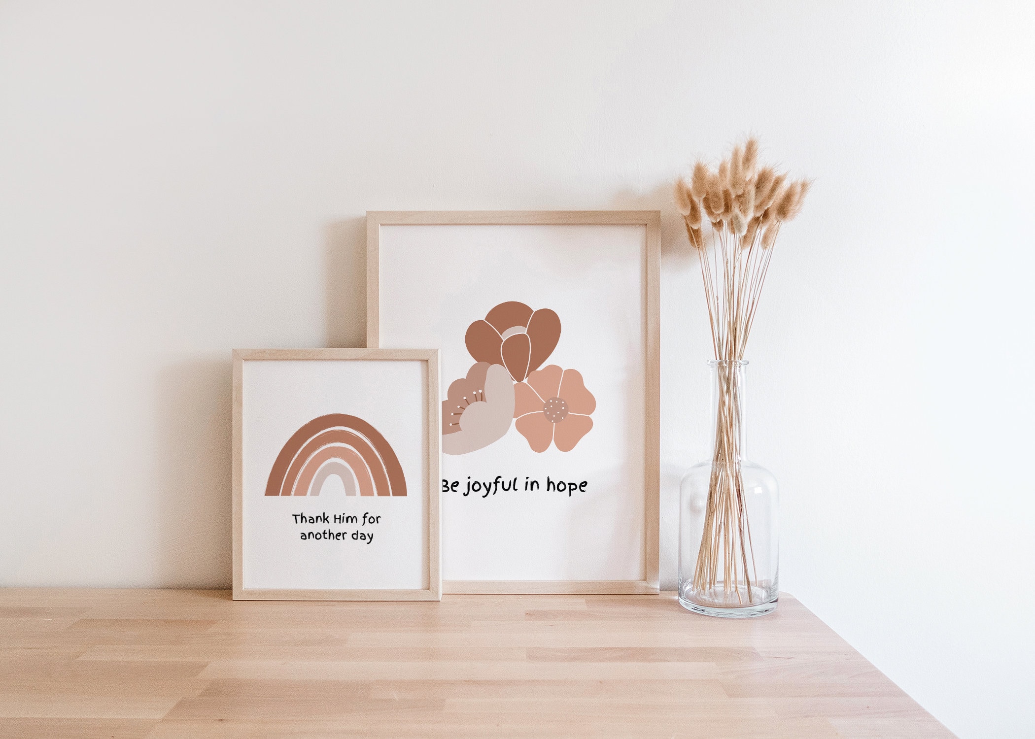 Boho Christian Prints Set of 6 Faith Prints Bible Verse - Etsy UK