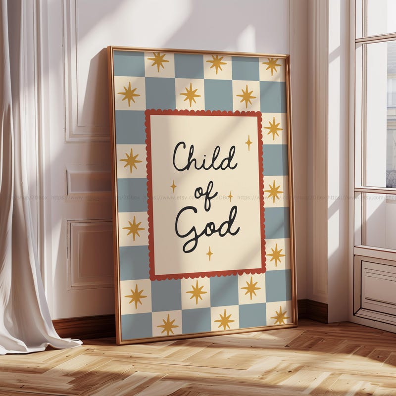 Christian Art Playroom Kids - Etsy UK