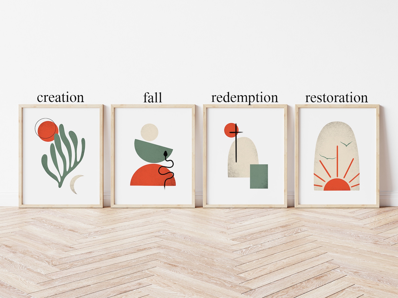 Salvation Story Creation Fall Redemption Restoration - Etsy