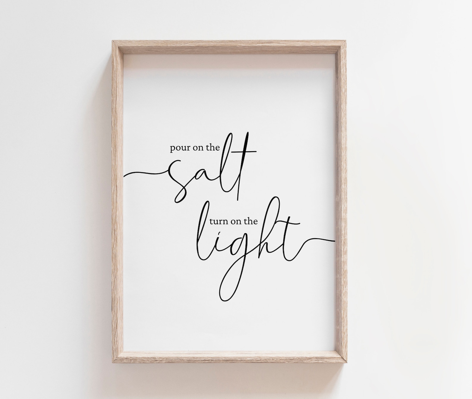 Salt and Light Print Bible Verse Printable Art Christian | Etsy