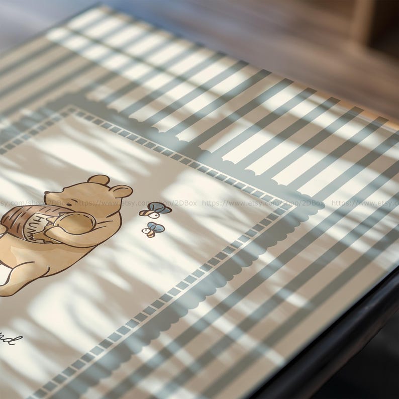 Winnie the Pooh Christian Nursery Wall Art Jesus Nursery Art Kids ...
