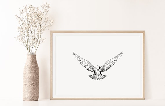 Holy Spirit Dove Drawing