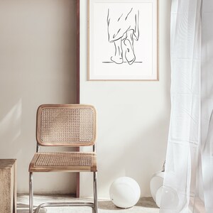 Follow Jesus Jesus Christ Line Art Christian Wall Art | Etsy