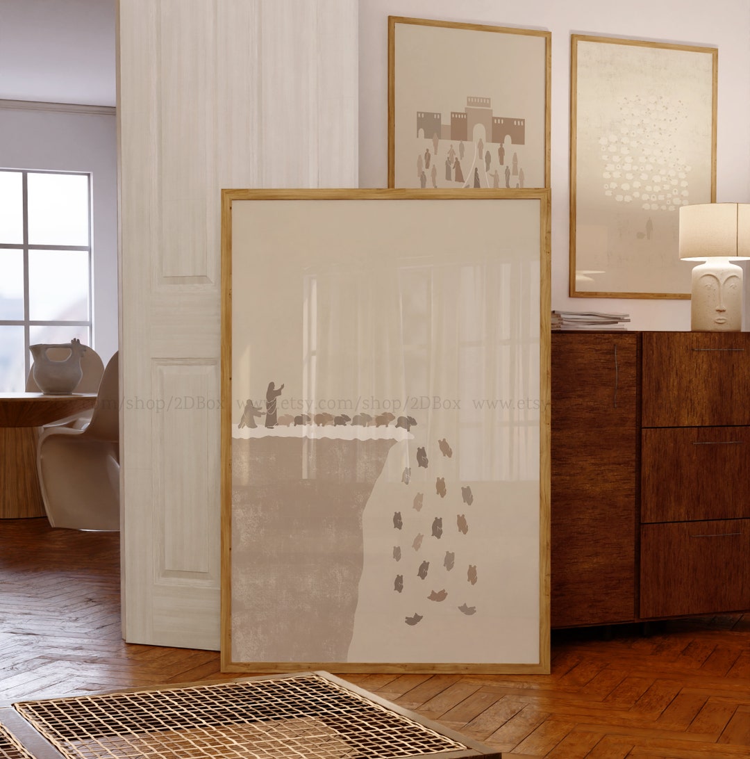 Jesus Sends Demons Into Pigs, Jesus Casting Demons Into Pigs, Christian ...