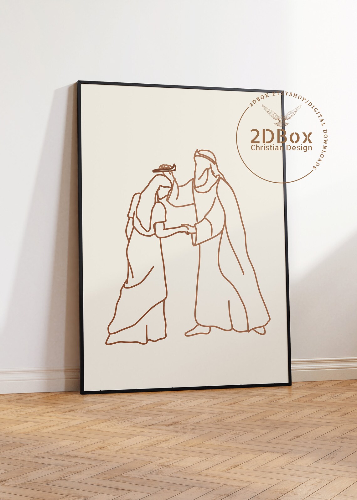 Queen Esther - Strong Women of the Bible Printable Wall Art, Minimalist ...