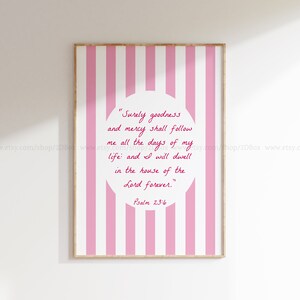 Pink Bible Verse Set of 3, Christian Printable Art, Christian Teen Girl ...