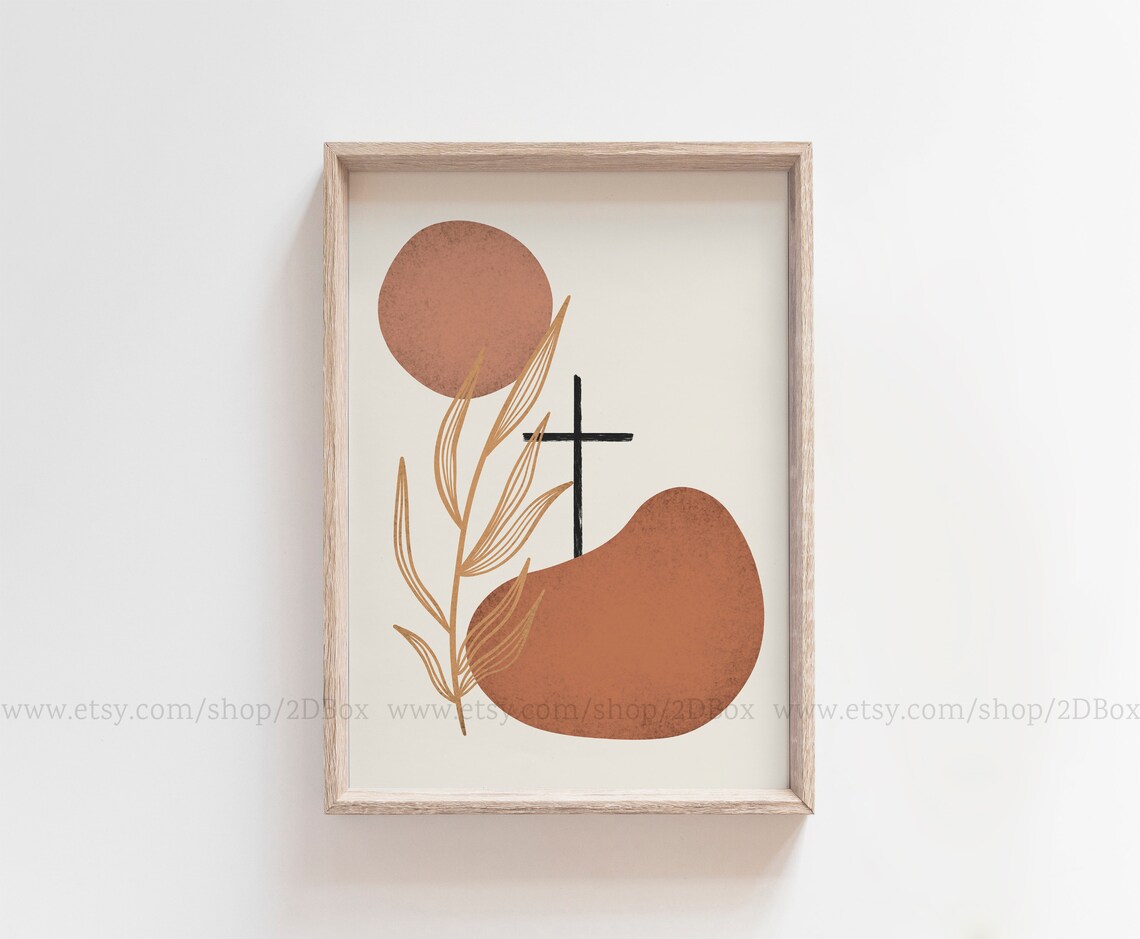 Beige Christian Wall Art Neutral Religious Prints Warm - Etsy