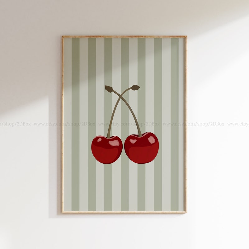Cherry Art Print - Etsy